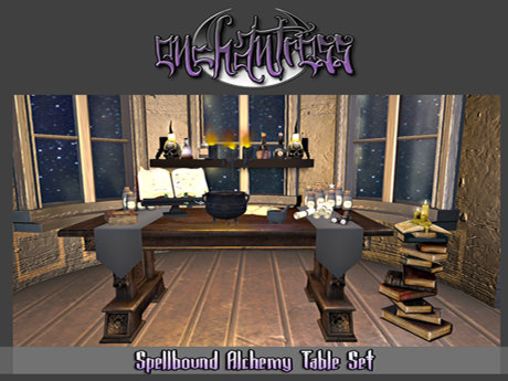 Second Life Marketplace - {Enchantress] Spellbound Alchemy Table